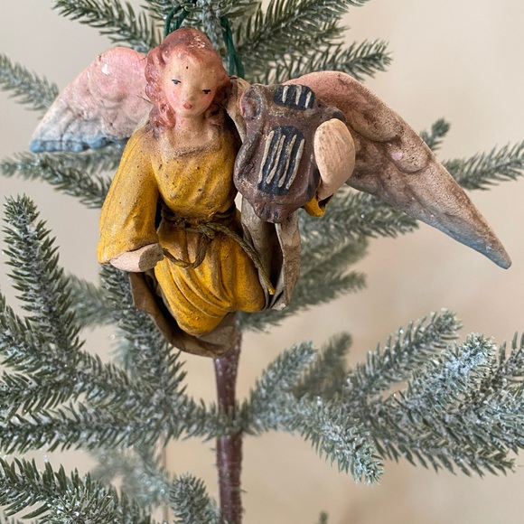 Cartapesta | Holiday | Vintage Italian Papermache Cartapesta Angel With ...